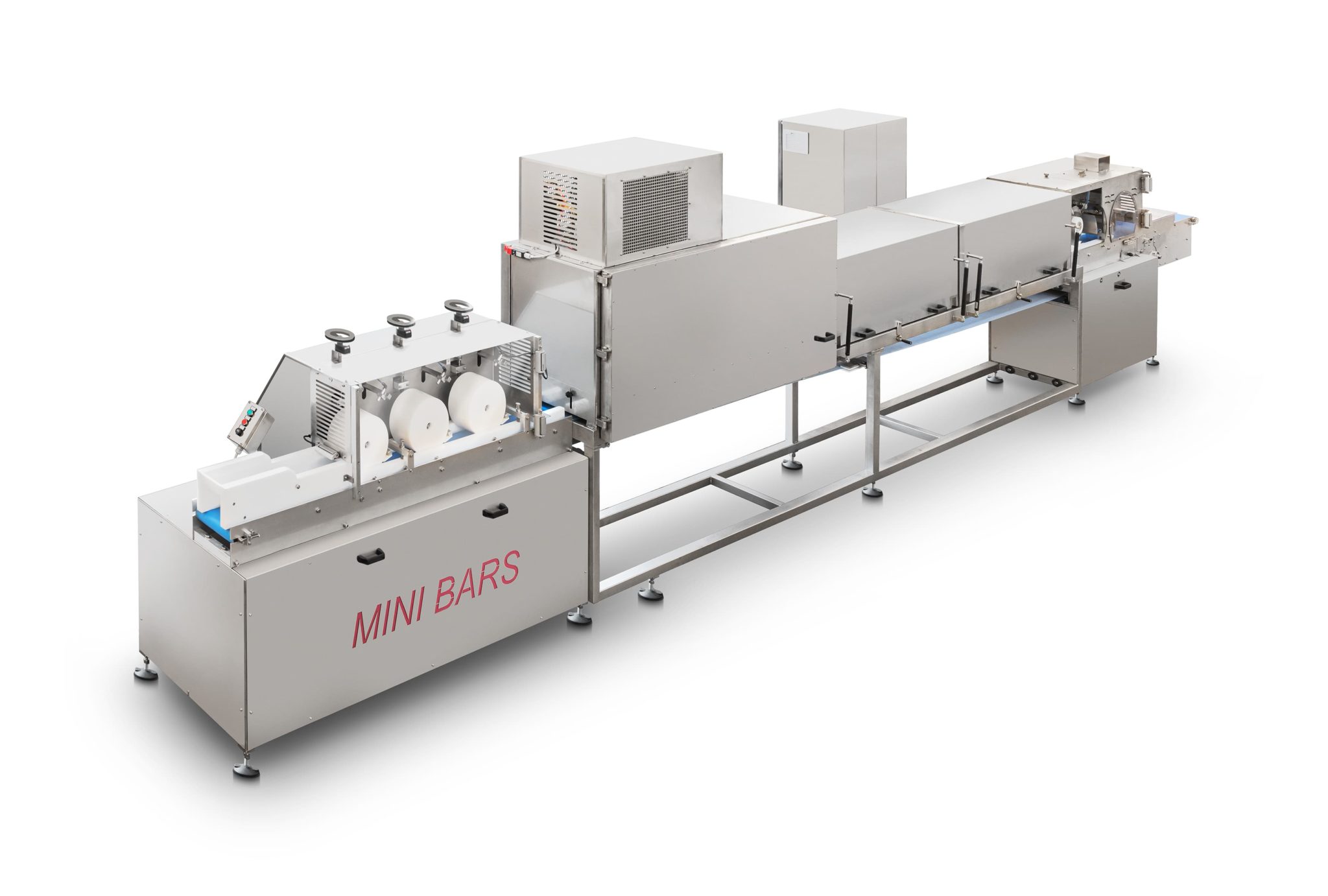Linea automatica di laminazione barrette energetiche | MIA Food Tech